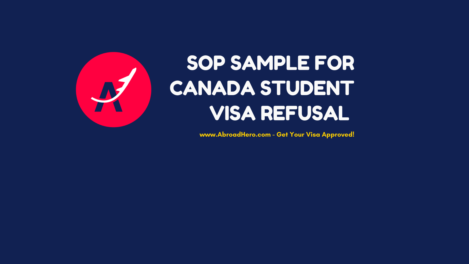 Statement Of Purpose Sample For Canada Student Visa Rejection Statement Of Purpose Sample For Canada Student Visa Rejection